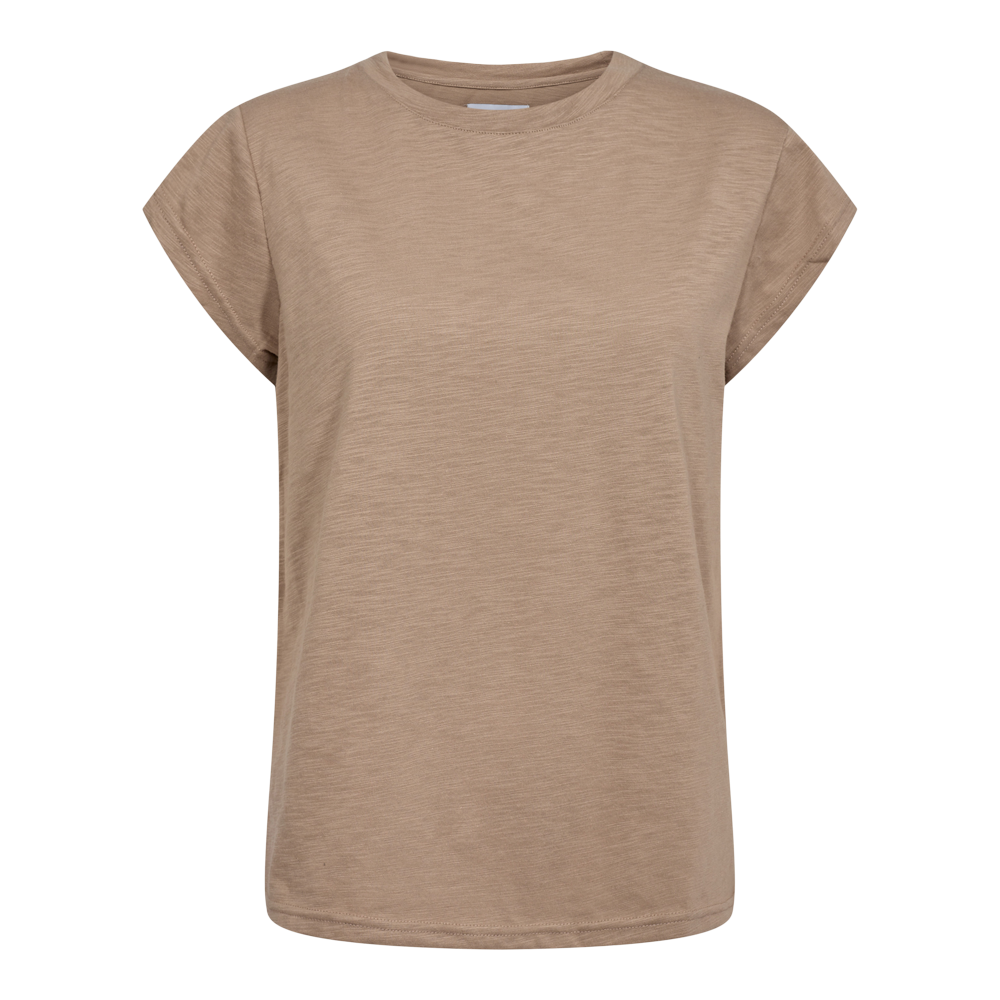 LIBERTÉ - ULLA TSHIRT LIGHT BROWN