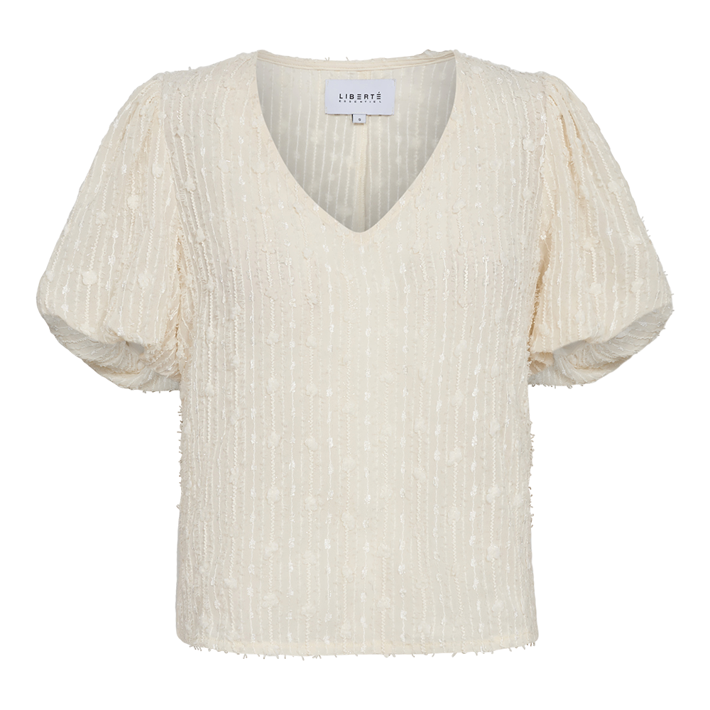 LIBERTÉ - ODESSA SS BLOUSE CREME