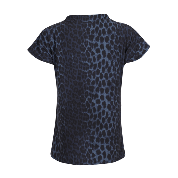 LIBERTÉ - ALMA TOP DUSTY NAVY LEO