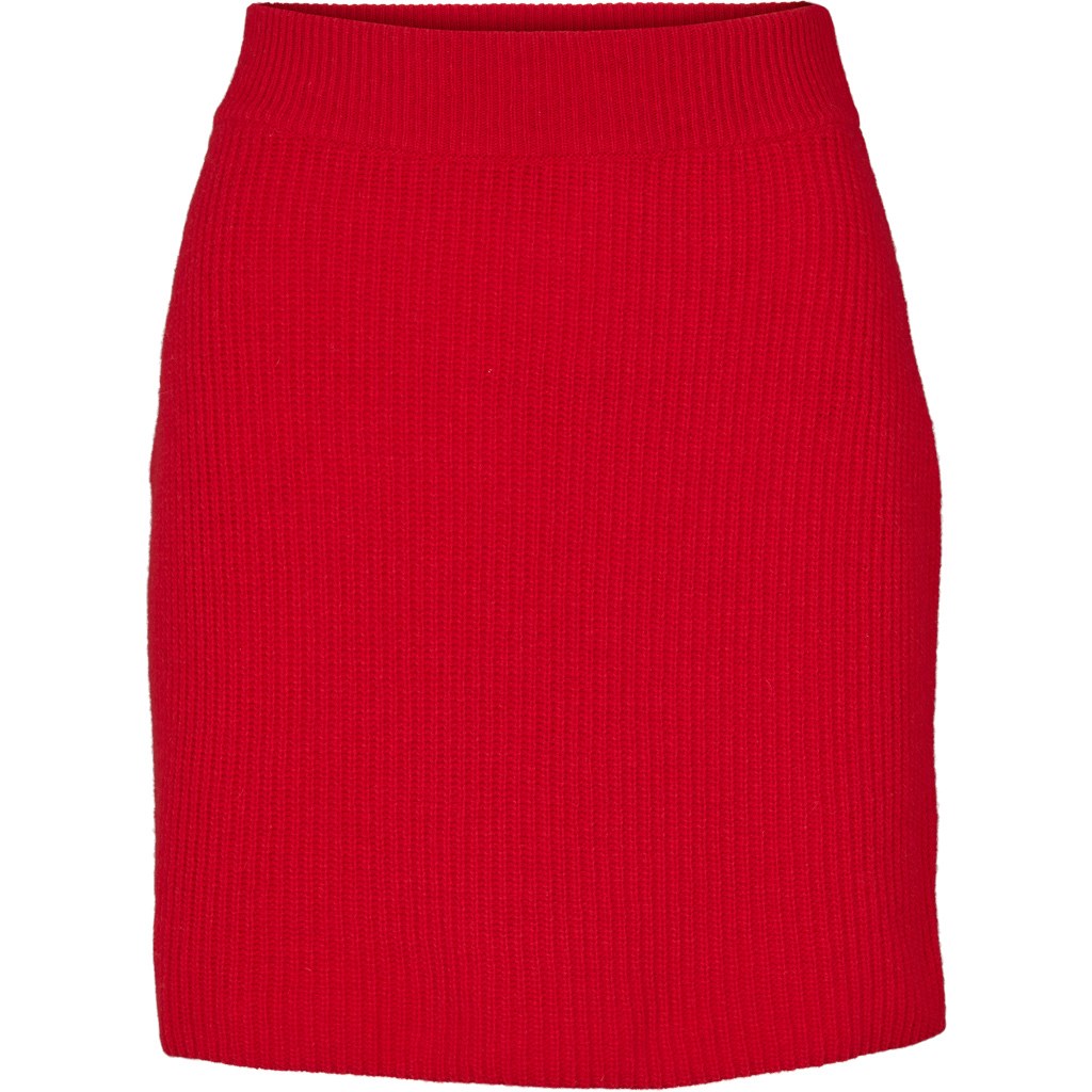 Basic Apparel - Lise Short Skirt High Risk Red
